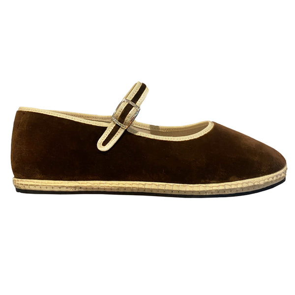 Camille Mary Jane Friulane - Italian Velvet Shoes | PRE ORDER